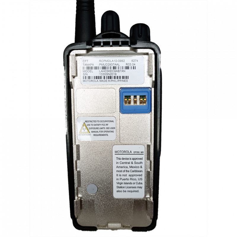 Motorola EP350MX - Sestecom C.A. Band VHF - (136Mhz -174Mhz)