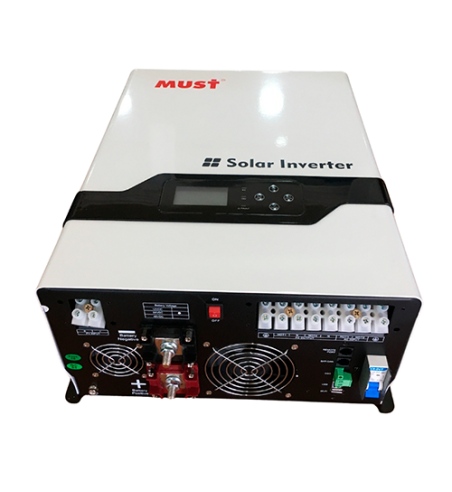 INVERSOR HIBRIDO MUST 3KVA 24V MPPT 110V/220V FASE DIVIDIDA BAJA FRECUENCIA